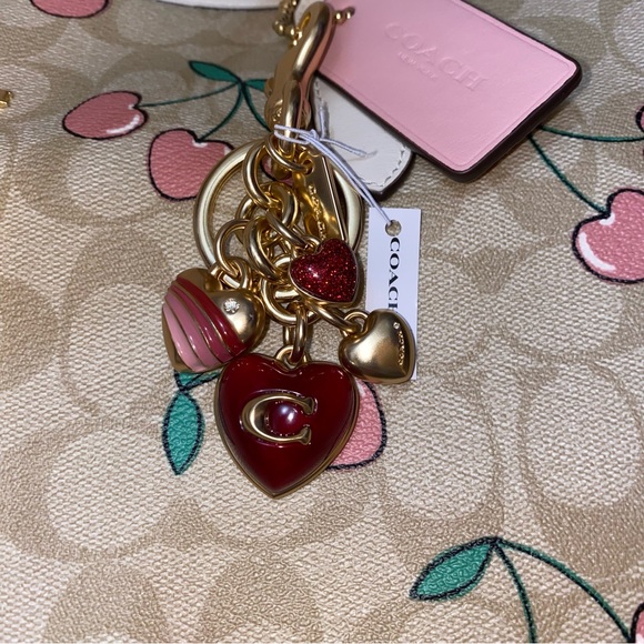 Coach | Accessories | Coach Hearts Bag Charm New | Poshmark